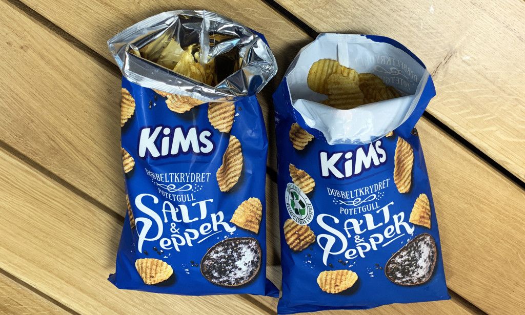Orkla - Norges første gjenvinnbare potetgullpose kommer fra Kims