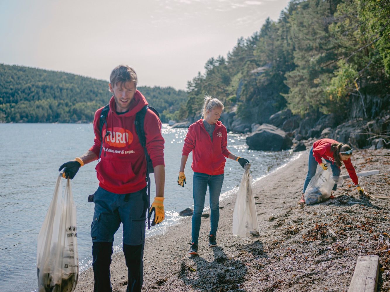 Orkla - Orkla rydder strender for plast