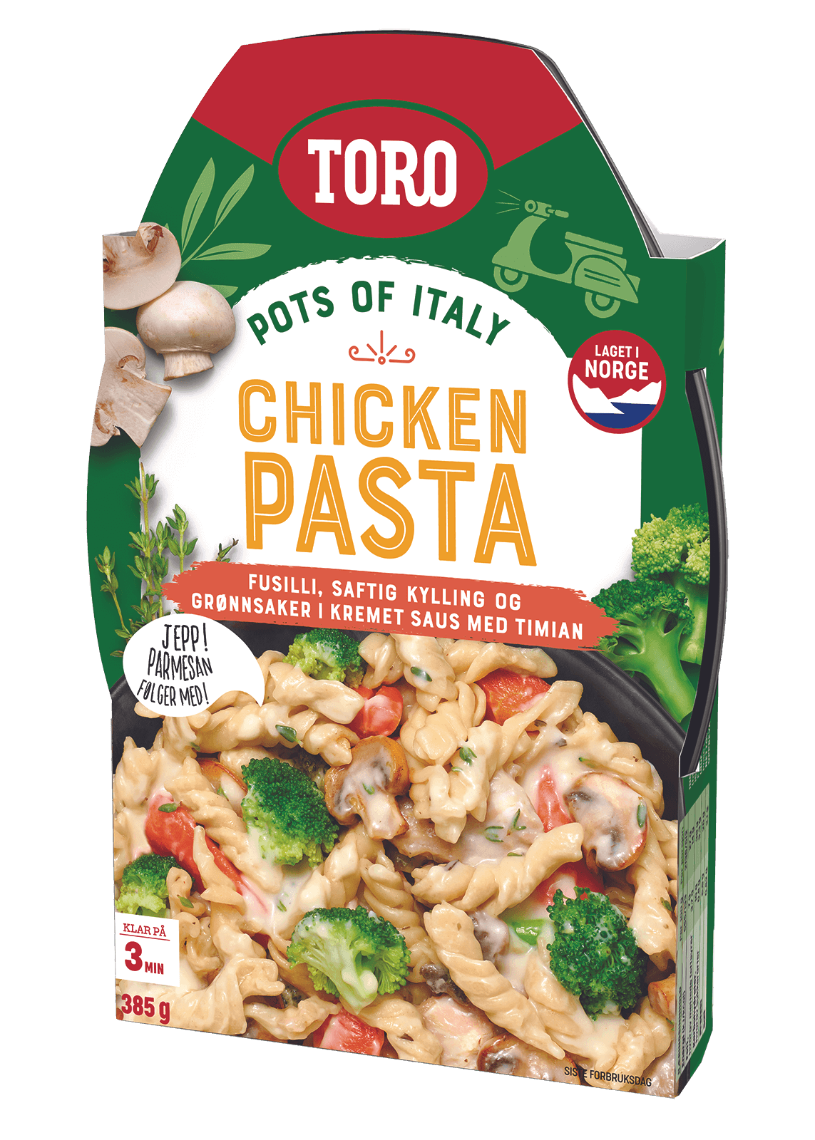 Orkla - Tilbakekalling av TORO Chicken Pasta